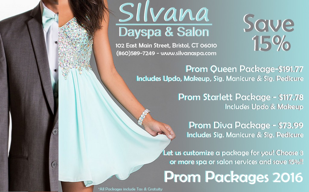 Silvana Prom Packages 2016 - Silvana Spa